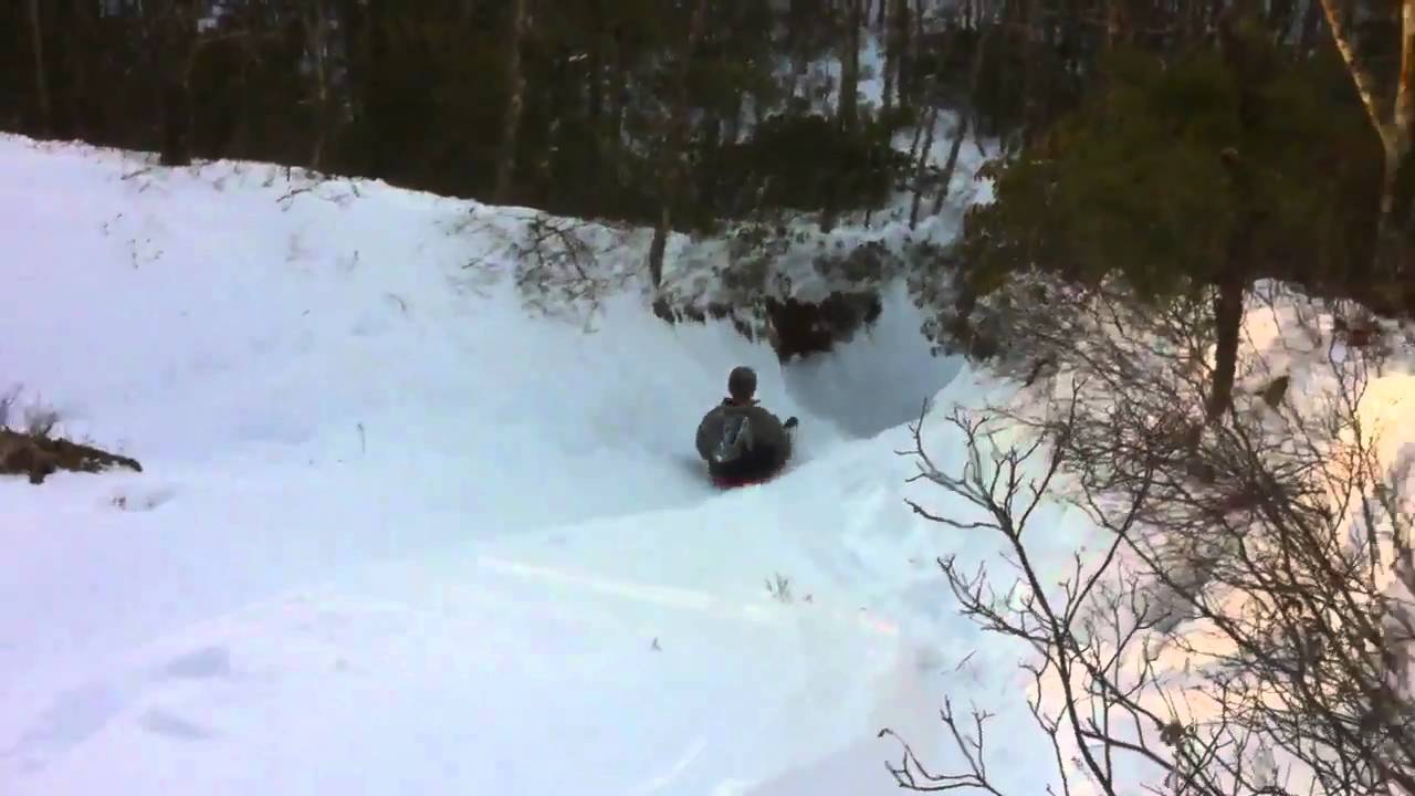 AWESOME SLED RUN - YouTube