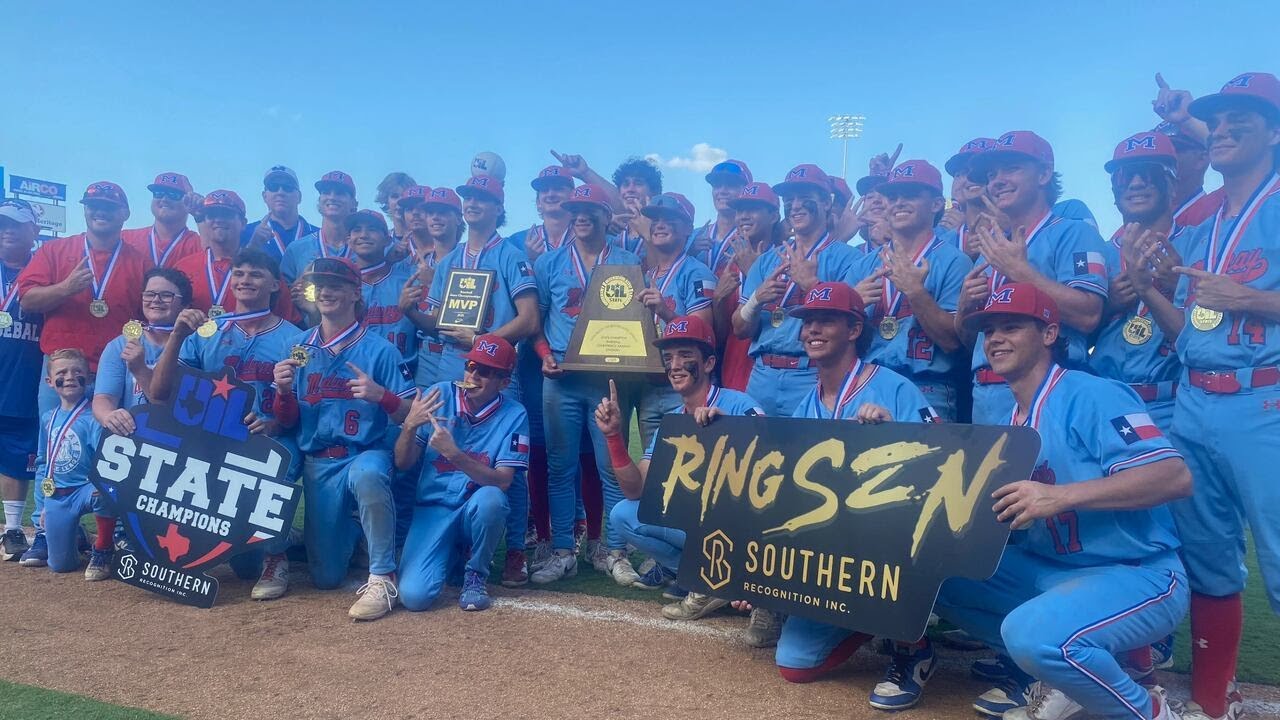 Midway Panthers High School Baseball Team Wins Texas 6A State ...