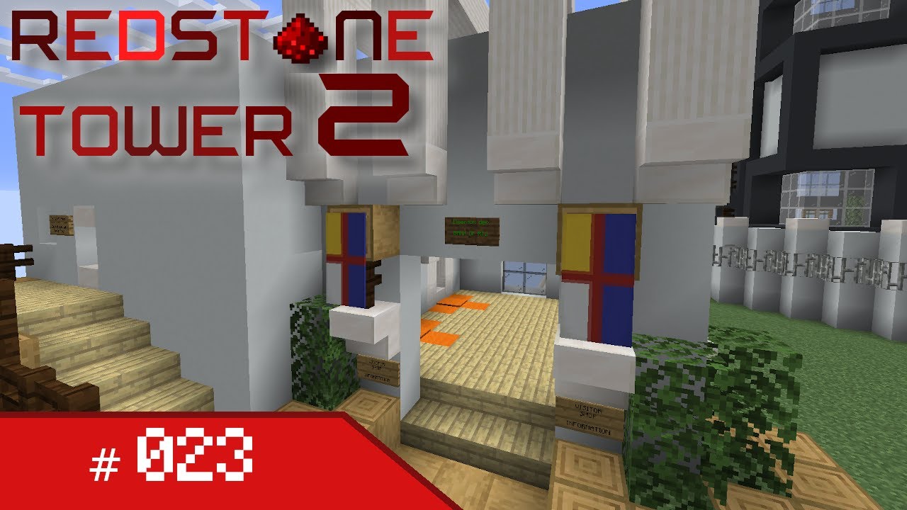 REDSTONE TOWER 2 🏗 [023] Der Visitor-Shop - YouTube