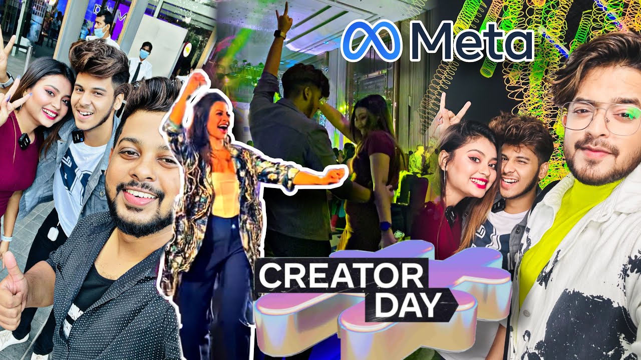 META CREATOR DAY KOLKATA EVENT VLOG 😍||Party Te Boro SCAM Holo‼️🤣||A ...