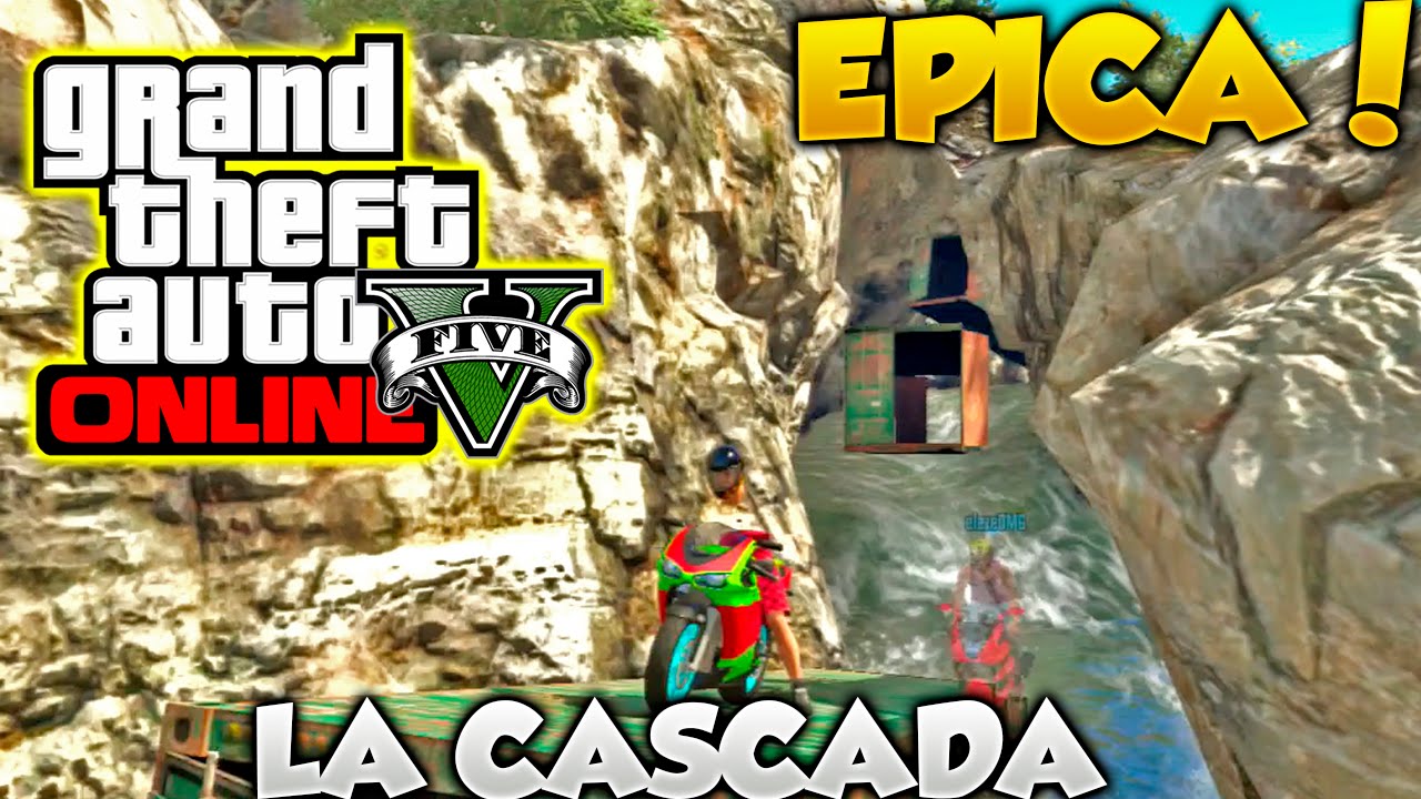 GTA 5 Online La Cascada Carrera Extrema Con Rampas Imposibles Gameplay ...