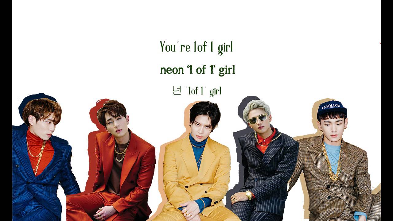 SHINee - 1 of 1 Lyrics (English, Romanized, Hangul) - YouTube