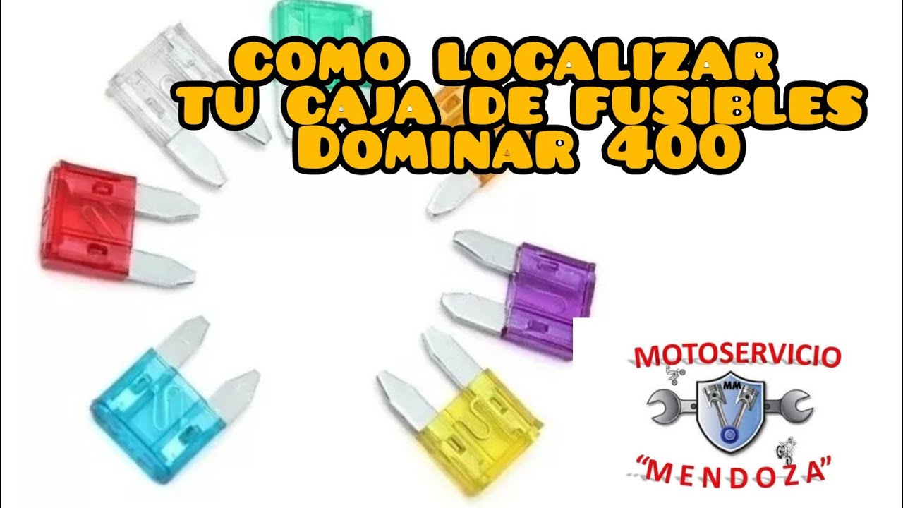DONDE SE LOCALIZAN TUS FUSIBLES DOMINAR 400 - YouTube