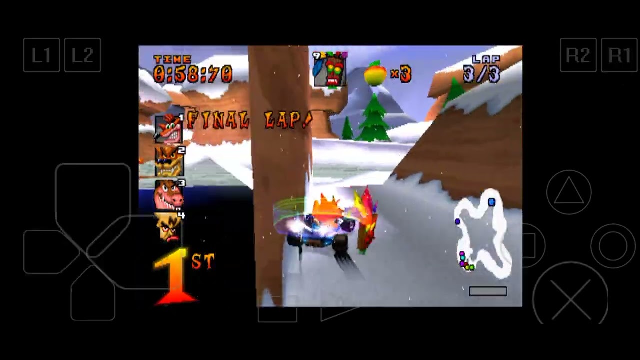 Nostalgia CTR Ps1 Game - Papupapu cheat - Jalan Pintas - YouTube
