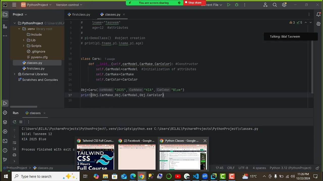 Python Classes/Inheritance - YouTube