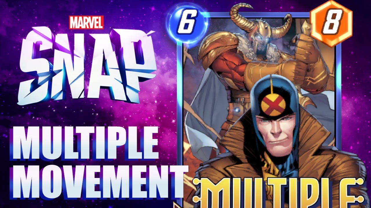 Multiple Man Like to Move It Move It - Pool 1 Movement Deck - Marvel Snap Gameplay - YouTube