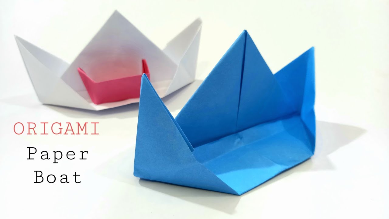 How to fold an origami sailboat - Transport Origami, origami perfect ...