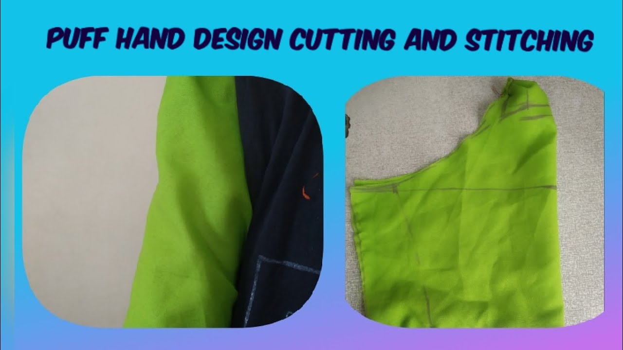 Puff hands design cutting and stitching easy method ll Roopa Tailoring🌺 ...