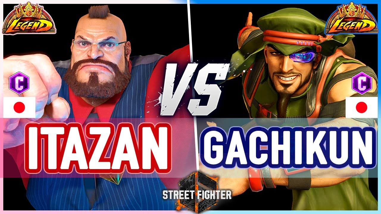 Sf6 π₯ Itazan Zangief Vs Gachikun Rashid π₯ Street Fighter 6 Youtube