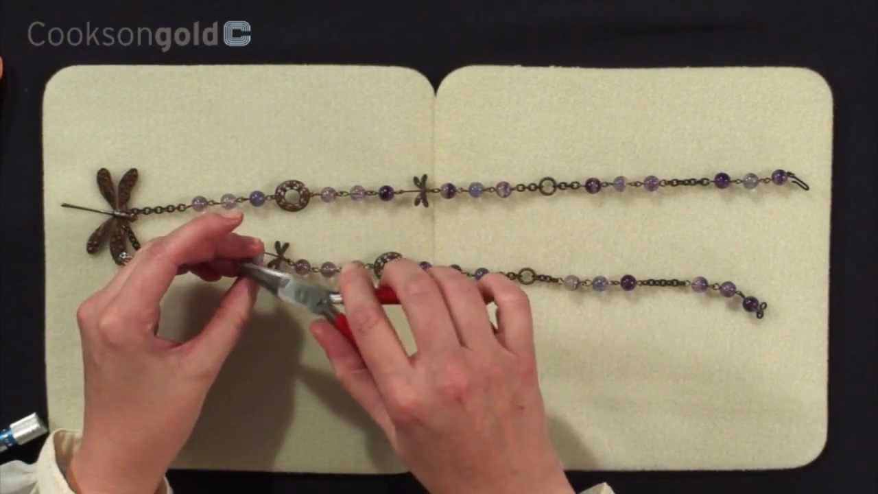 Vintaj Necklace Making Guide - YouTube
