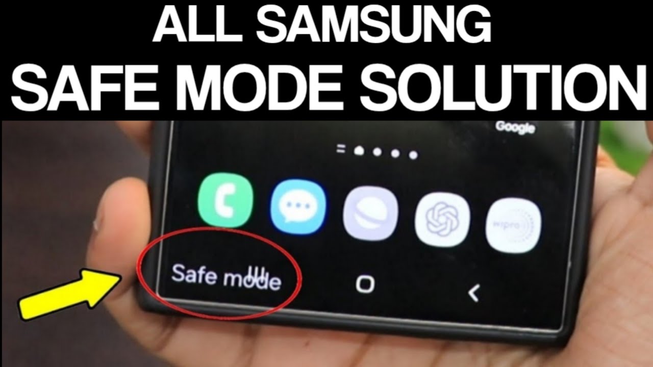 how to turn off safe mode on samsung / samsung a21s safe mode disable ...