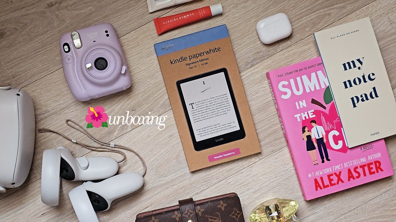 Unboxing My Dream pink Kindle 💕 | Paperwhite Signature Edition in ...