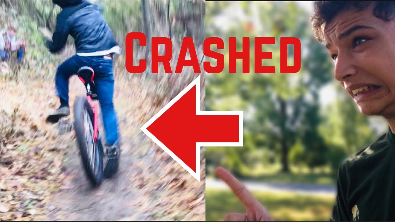 Falling correctly - unicycle edition - YouTube