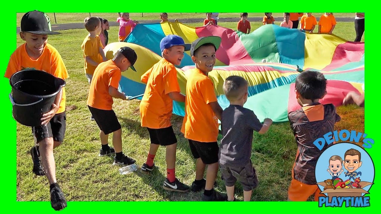 Pretend Play DEION'S SCHOOL FIELD DAY | FUN CHALLENGES | DEION'S ...