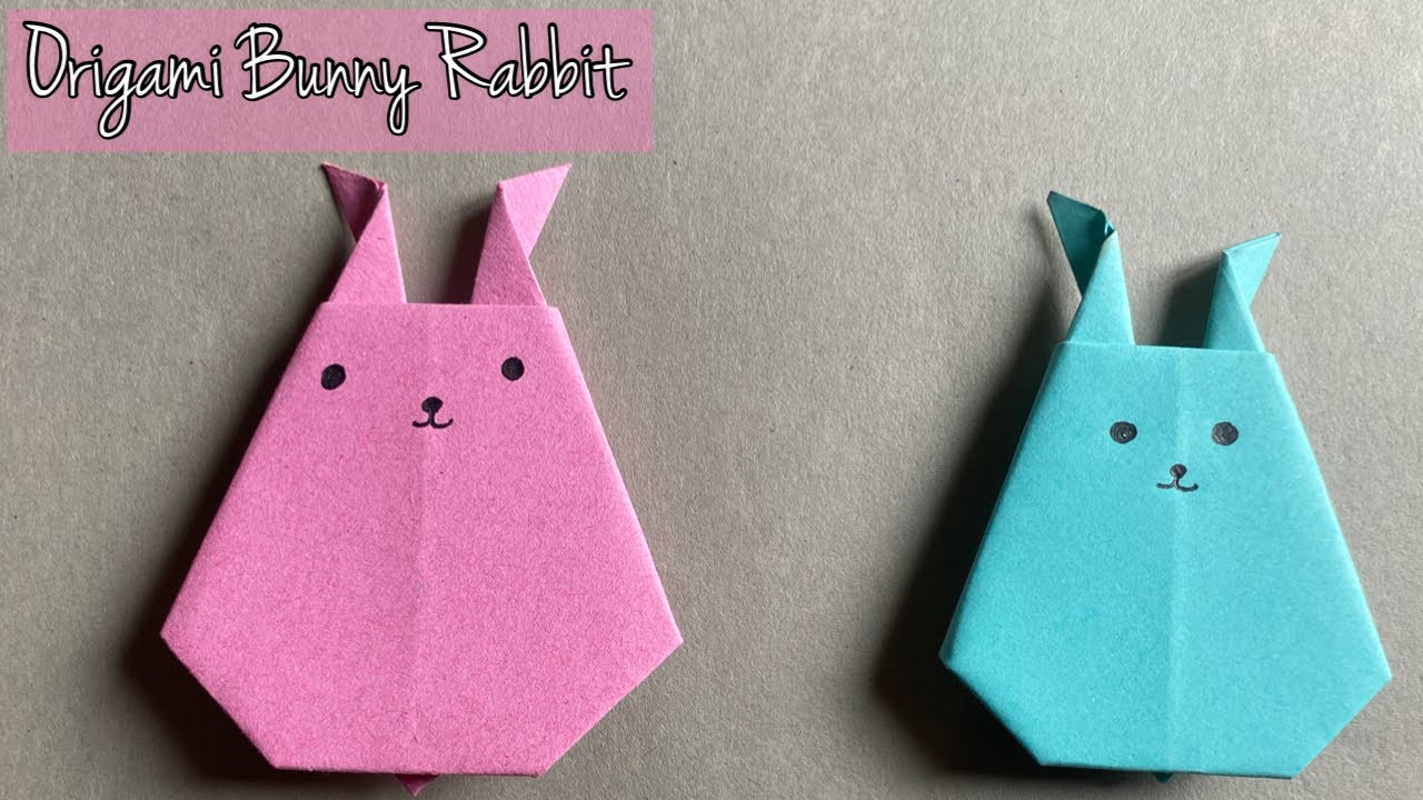 Easy Origami Rabbit | How to make paper Rabbit step by step | Origami ...