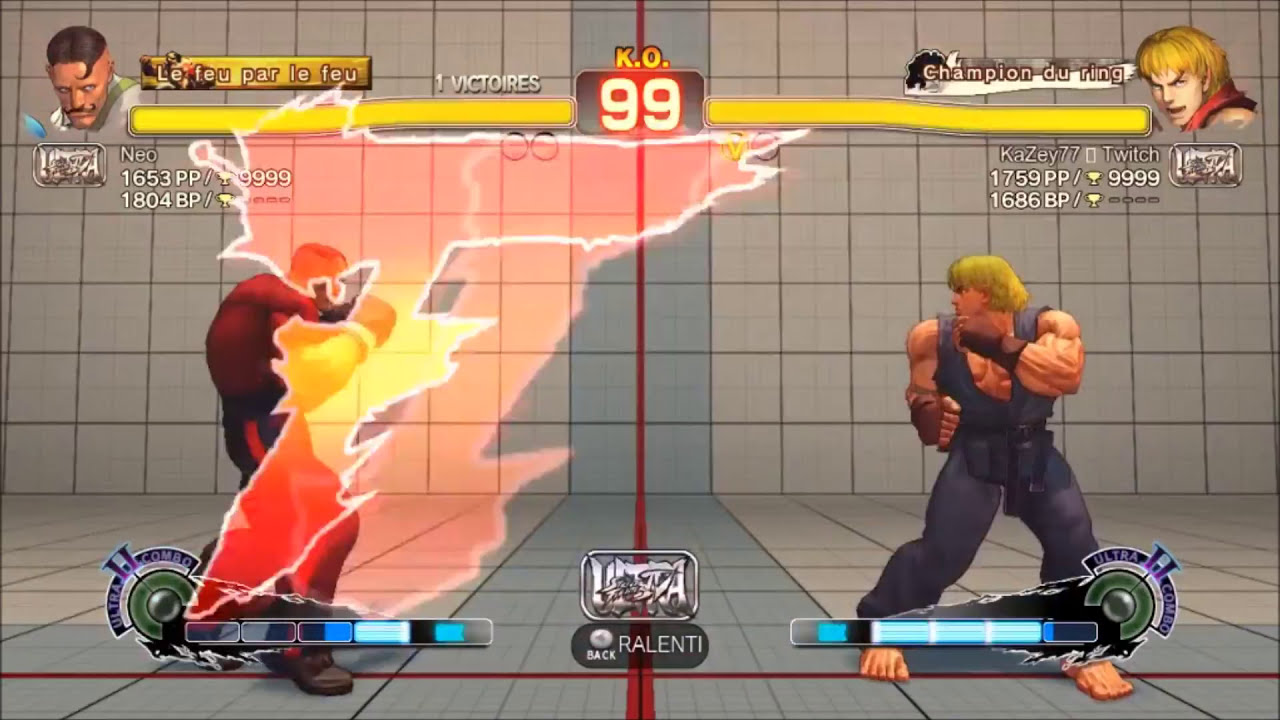 USF4 PC - Ken Compilation - YouTube