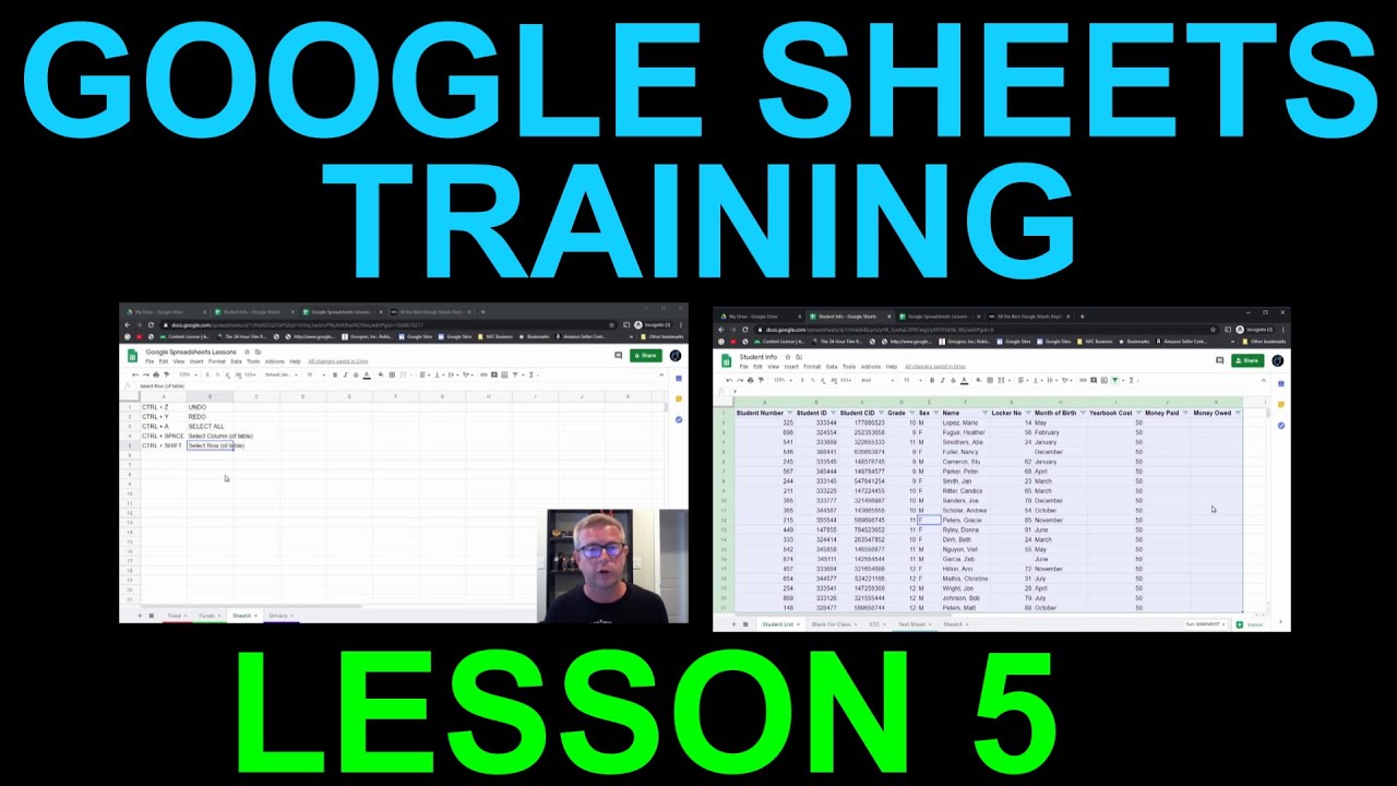 Google Sheets Training 5 Important Shortcuts Select All Row Column In Google Sheets Training 5 Important Shortcuts Select All Row Column In