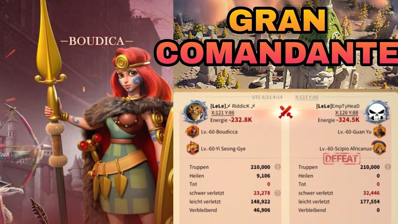 BOUDICA PRIME PRIMERAS PRUEBAS | RISE OF KINGDOMS ESPAÑOL - YouTube