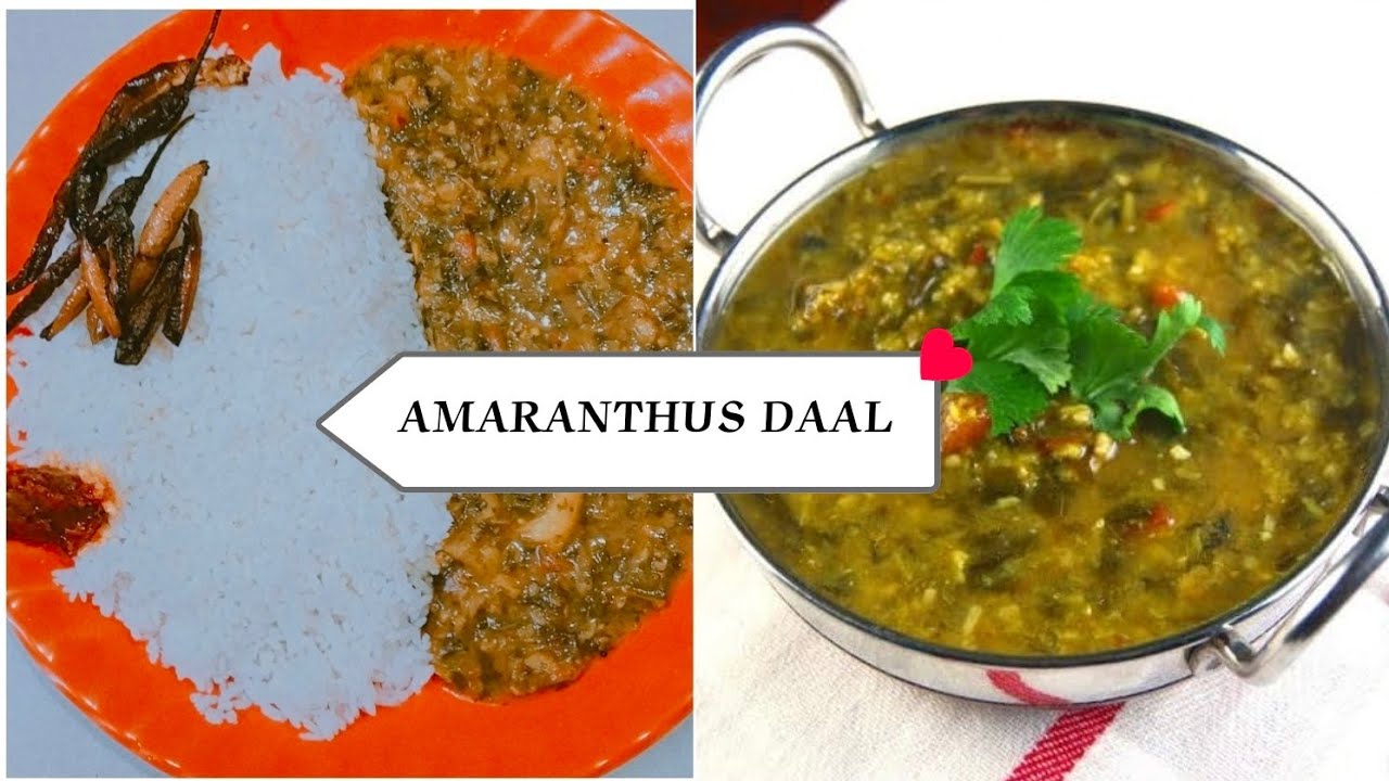 (Thotakura Pappu )Amaranthus leaves Dal #cooking #amaranthus #recipe ...