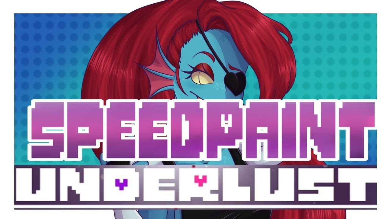 SpeedPaint - Underlust ~ Undyne - YouTube