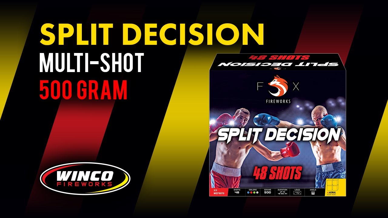 Split Decision by Fox Fireworks 2/2 MEF6070 - YouTube