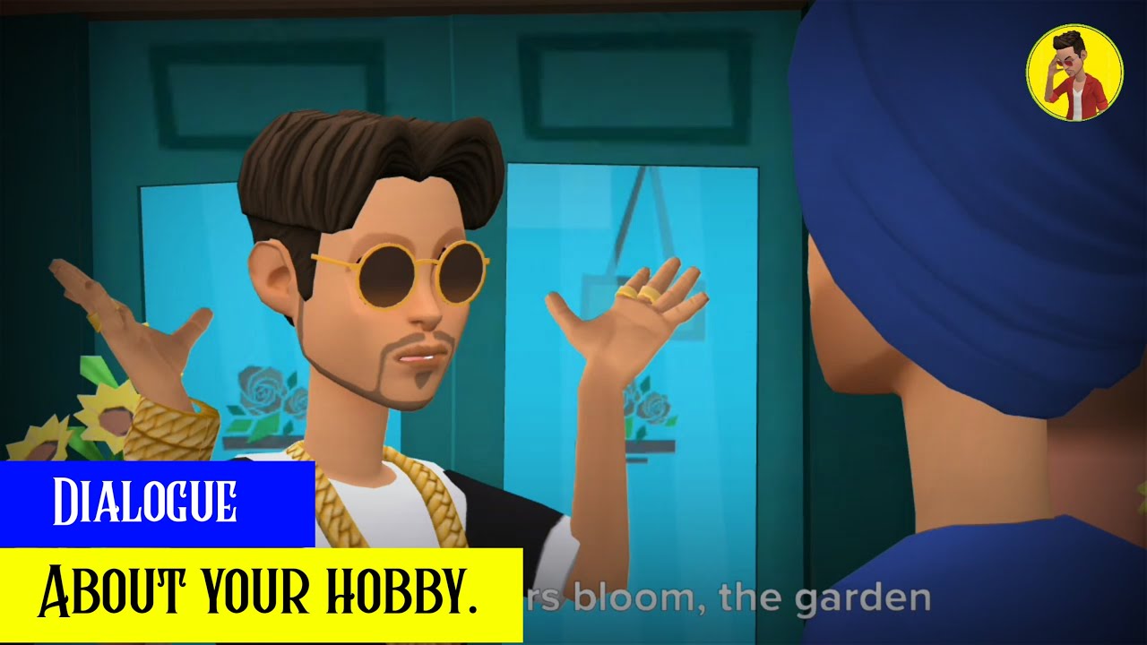 A dialogue between you and your friend about your hobby || easy english ...
