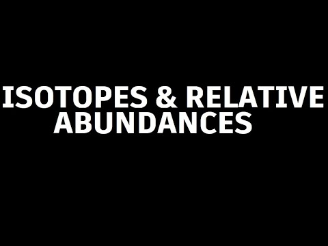 UNDERSTANDING ISOTOPES | RELATIVE ABUNDANCES | AVERAGE ATOMIC MASSES ...