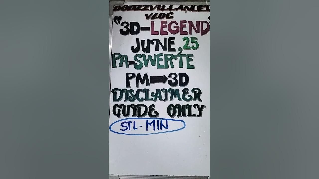 JUNE 25, 2023 STL MIN / VIS ALL DRAWS - YouTube