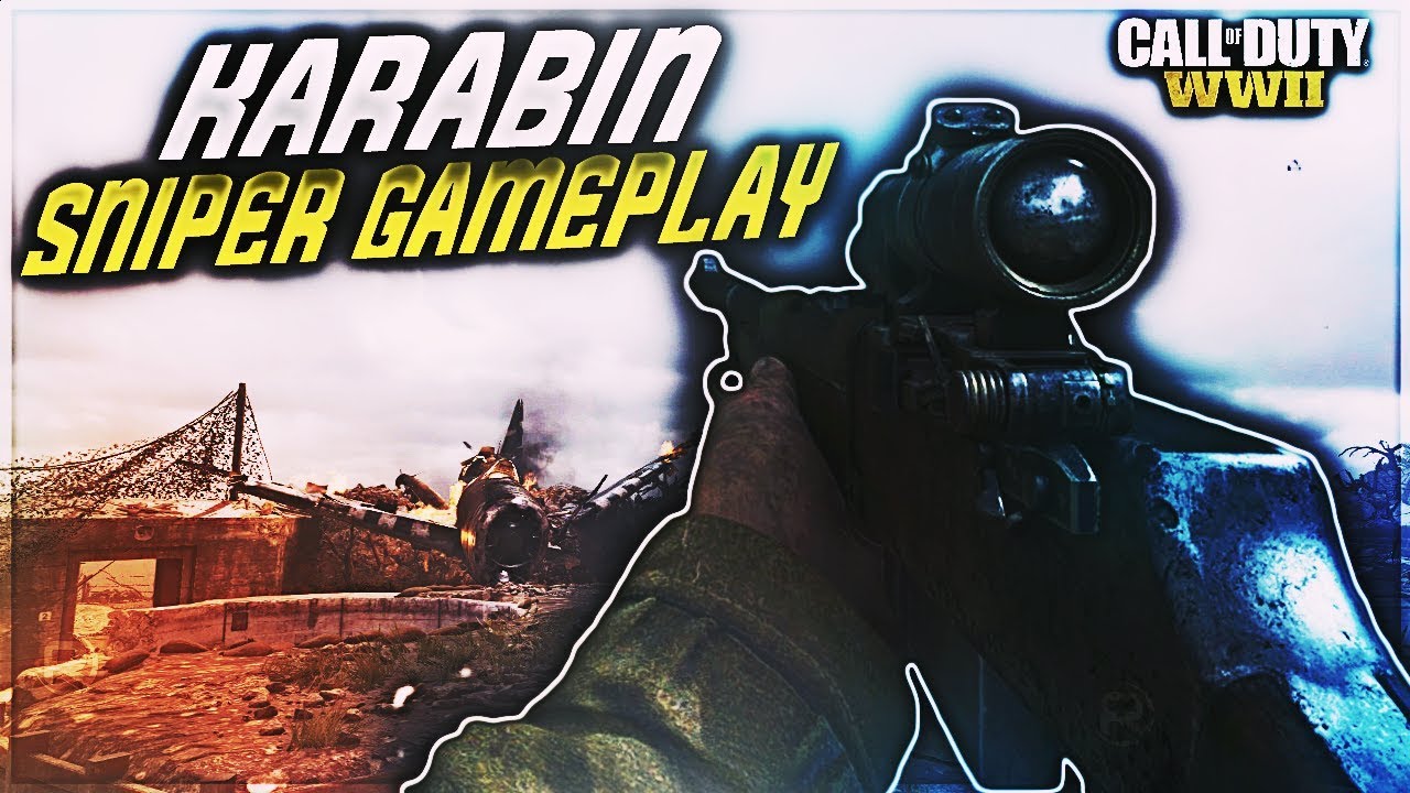 KARABIN SNIPER // CALL OF DUTY: WW2 BETA // GAMEPLAY // TapX @ItsRicn ...