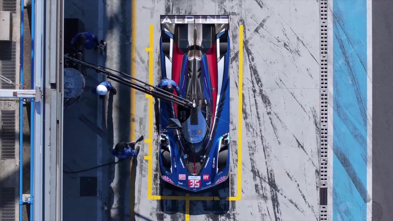 Alpine Endurance Team - 2025 WEC Season Pre-season testing drive - YouTube