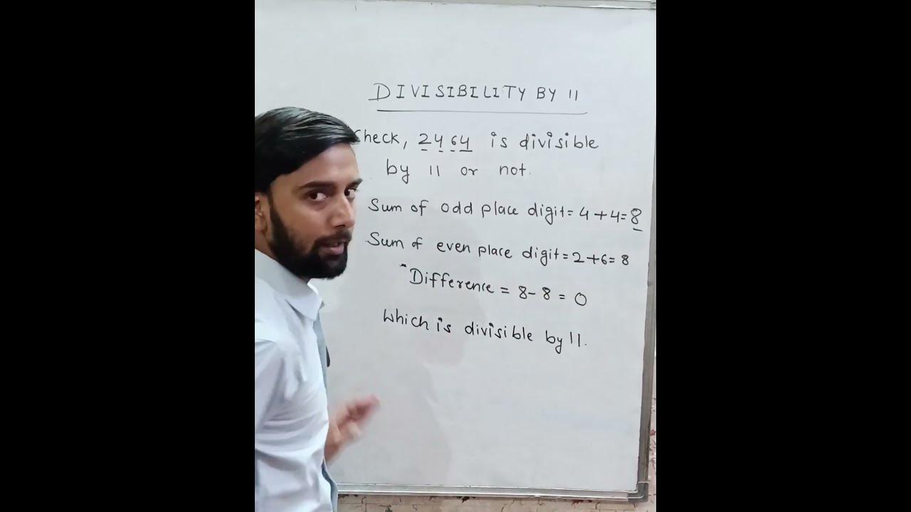 Divisibility By 11 Divisibility Rule Of 11 In Few Seconds Short Trick divisibility-by-11-divisibility-rule-of-11-in-few-seconds-short-trick