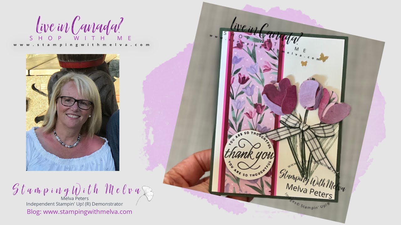 Fun with Stampin' Up!® Flowering Tulips© - Learn how to put the tulips ...