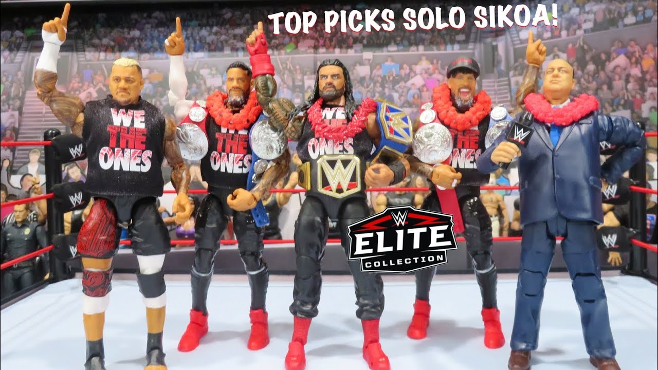 WWE Mattel Elite Top Picks 2024 Wave 4 Solo Sikoa Figure Review! - YouTube
