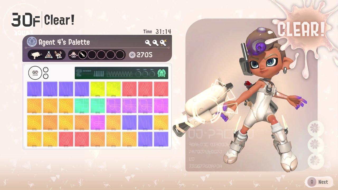 Splatoon 3: Side Order - Agent 4 Palette 100% (Splattershot) [No ...