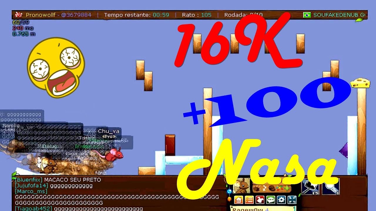 TRANSFORMICE - Chu_va 16K || «Invisível» [+100 RATOS] - YouTube