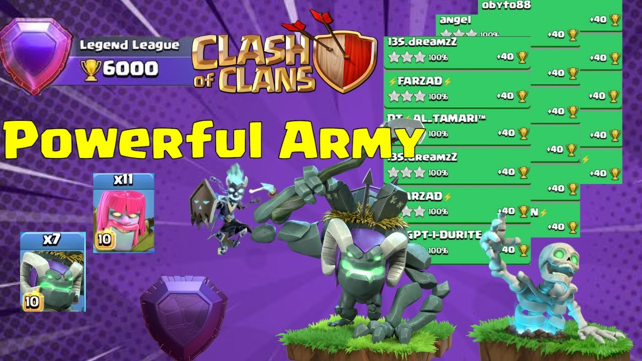 easily 3 star any base with this simple trick |clash of clans- th15| legend push | season troop ...