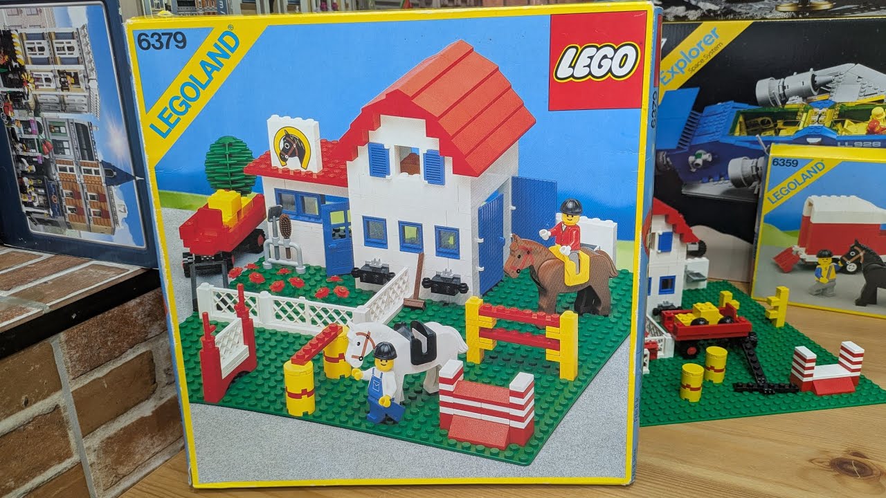 Lego 6379 z 1986 roku | Riding Stable 🐎 - YouTube
