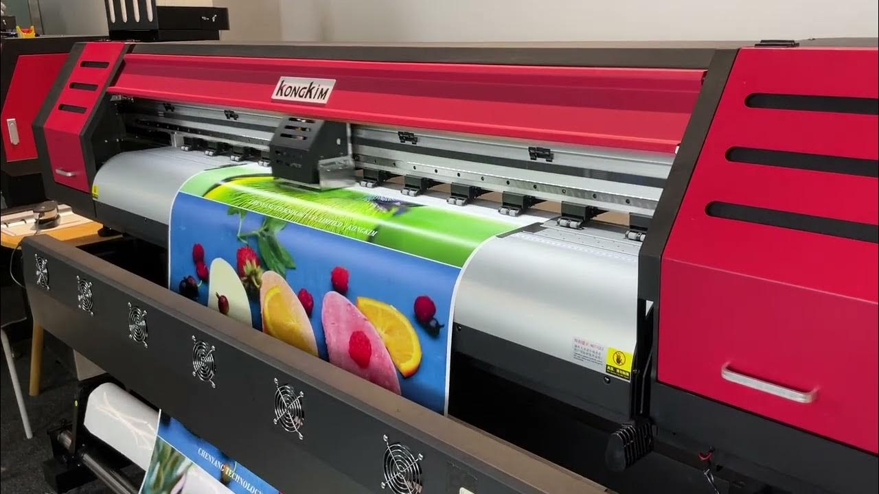 i3200 Eco Solvent Printer with Single / Double Head Options - YouTube