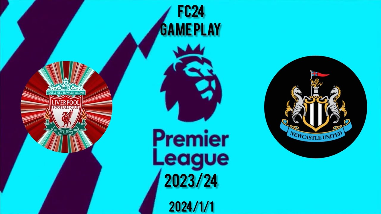 Liverpool Vs Newcastle United Premier League Fc 24 Game Play Youtube