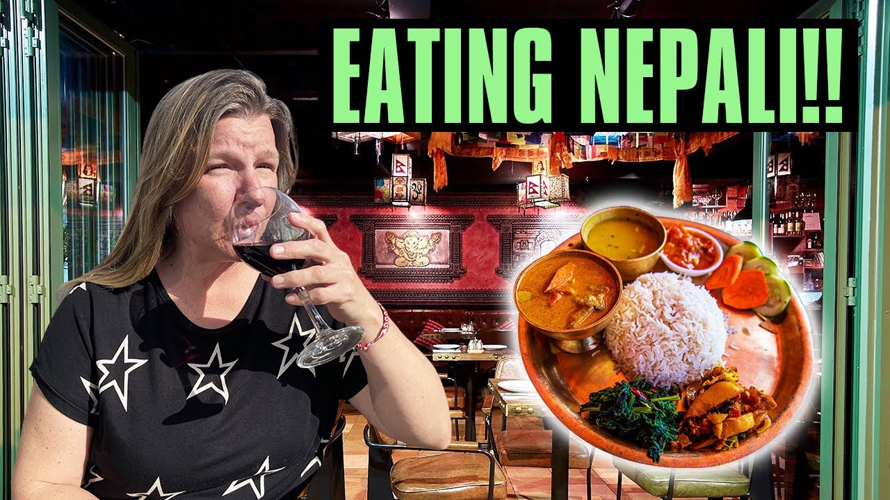 Tasting Authentic Nepal Dal Bhat Tarkari Food! - YouTube
