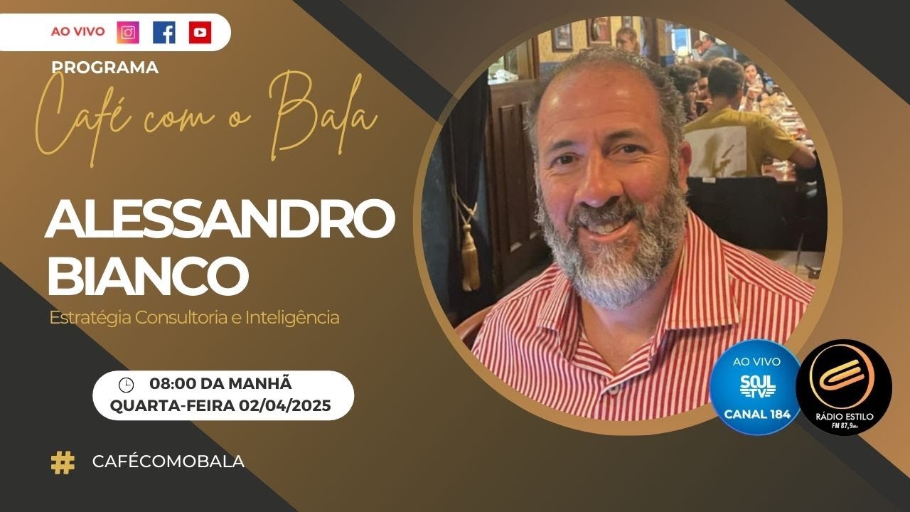 Alessandro Bianco no Café com o Bala! ☕ - YouTube
