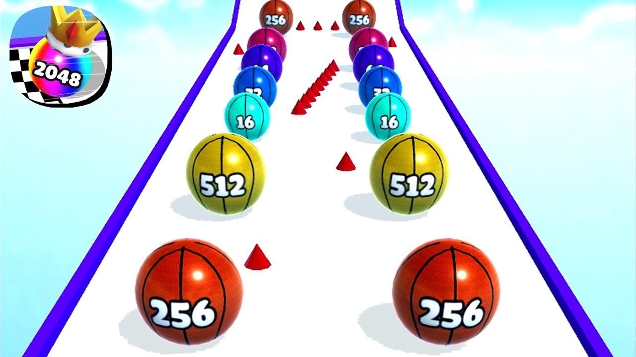 Satisfying Mobile Games: Ball Merge 2048 Gameplay, Ball Merge 2048 ...