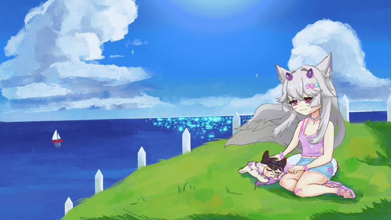 RayaRiot Summer Outfit Animation GIF Loop - YouTube
