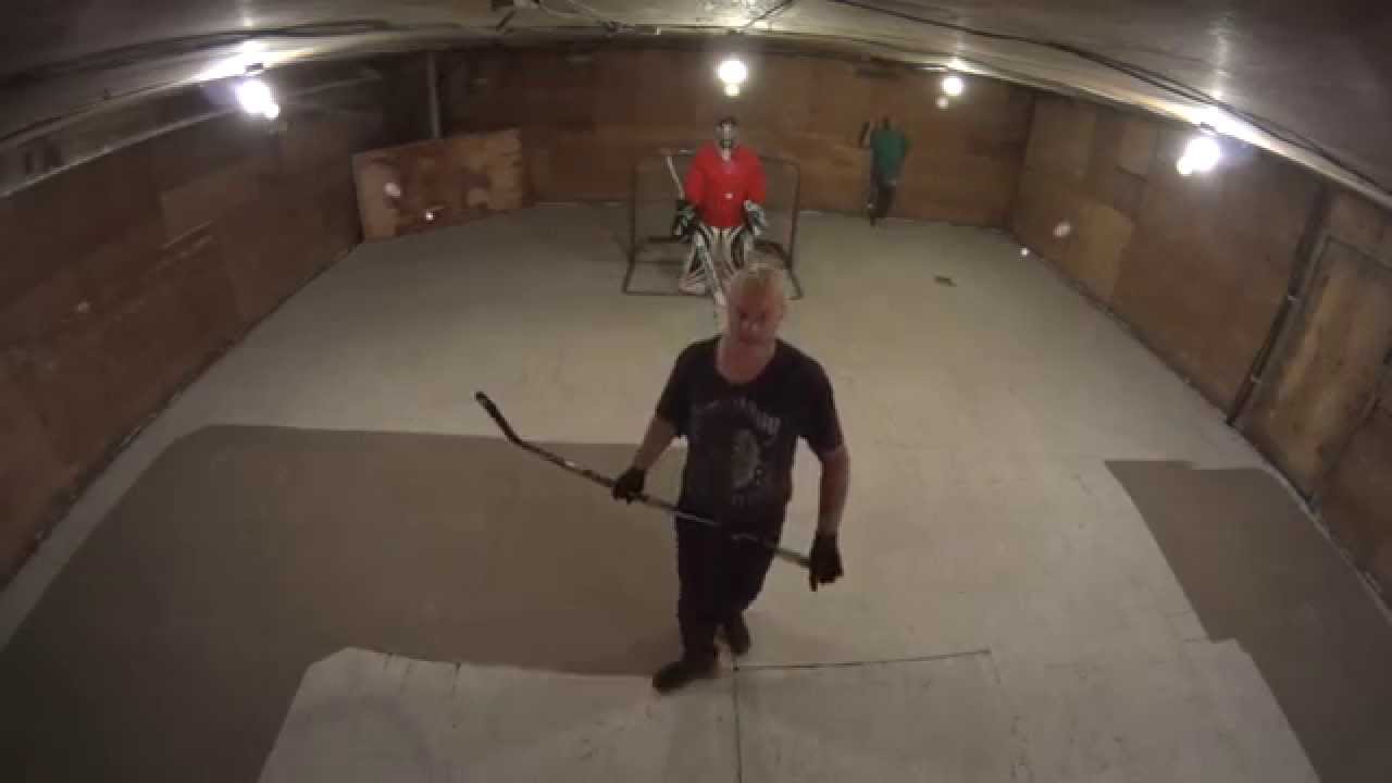 Barn Ball Hockey HD - Saves, Goals and Humor - Roof Mounted GoPro Style ...