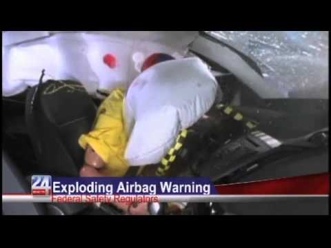 Exploding Airbag Warning - YouTube