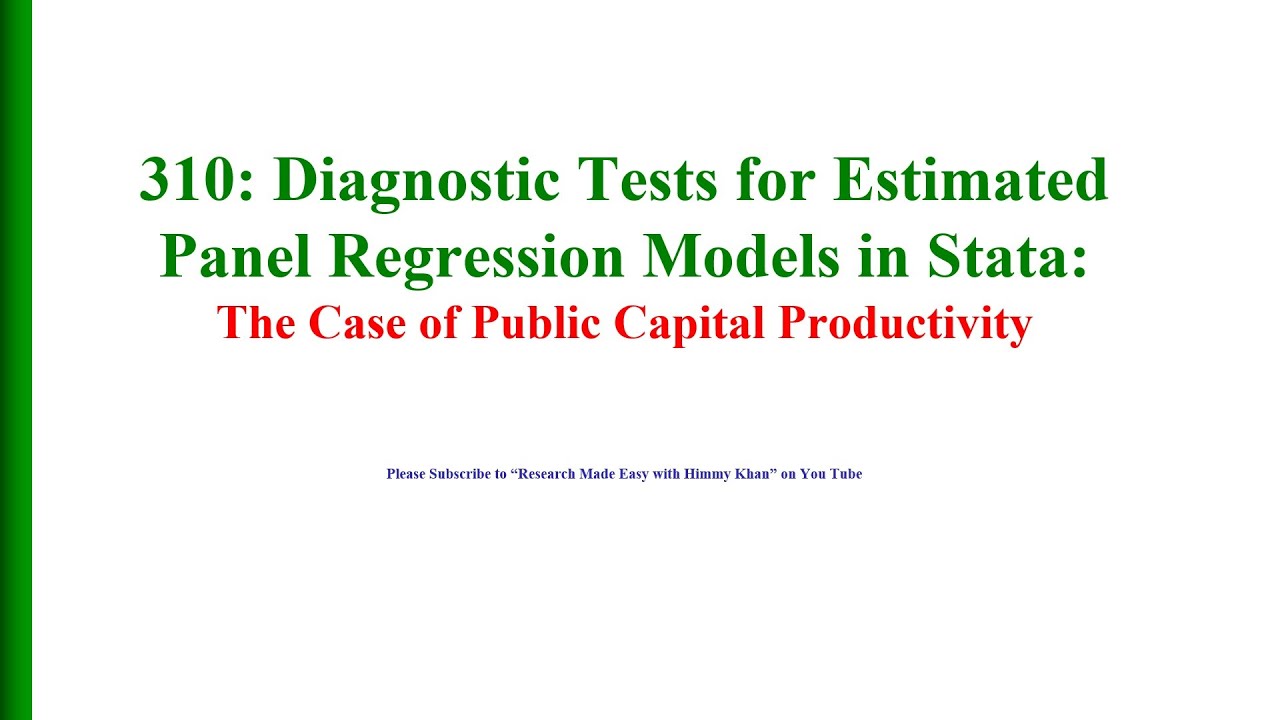 310 Diagnostic Tests For Estimated Panel Regression Models In Stata The 310-diagnostic-tests-for-estimated-panel-regression-models-in-stata-the