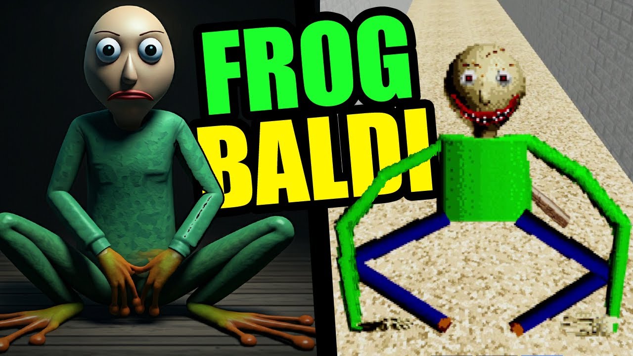 Unlocking the Giant Baldi's Basics Frog - YouTube