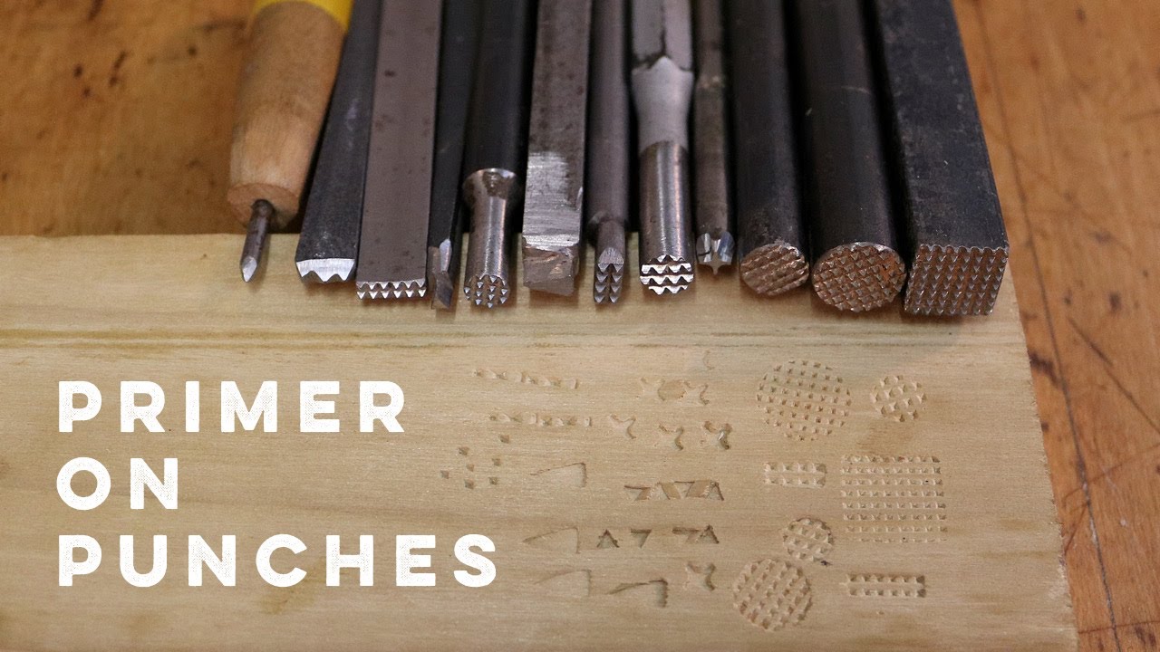 Primer on Wood Carving Punches - YouTube
