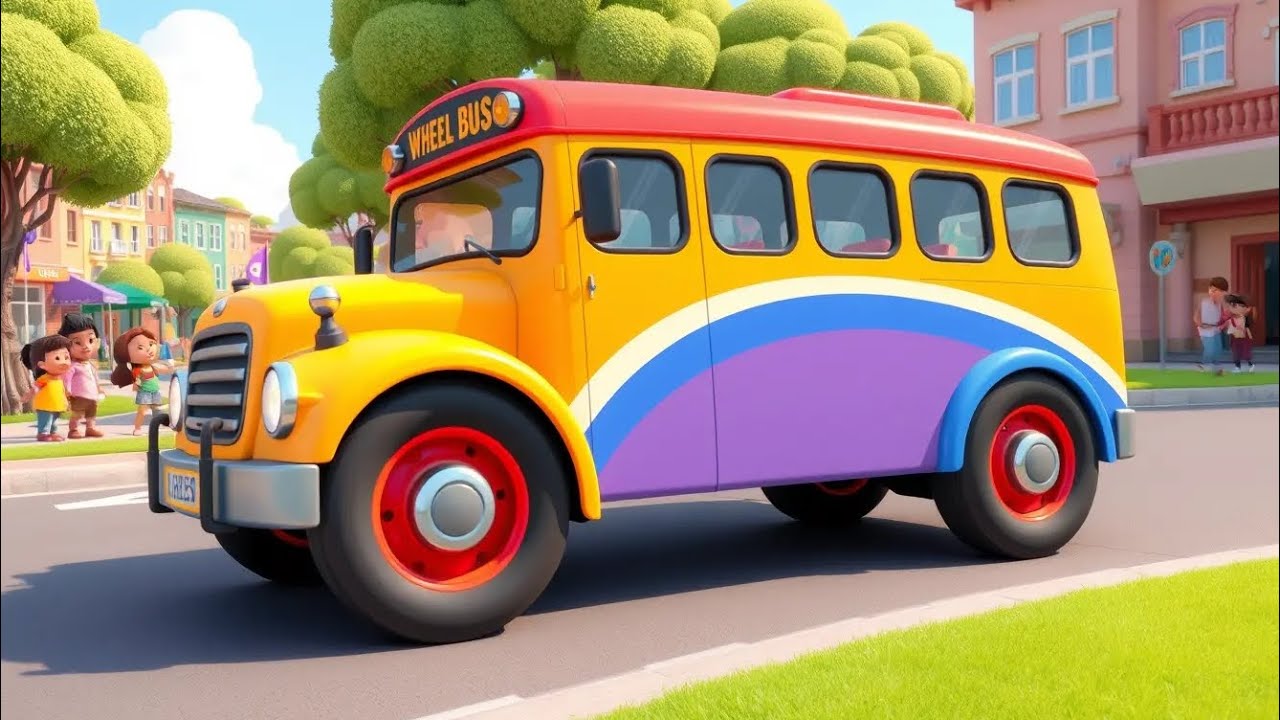 The Wheel Of The Bus | Nersery ryhmes for Kids | Songs & Rhymes!"Little ...