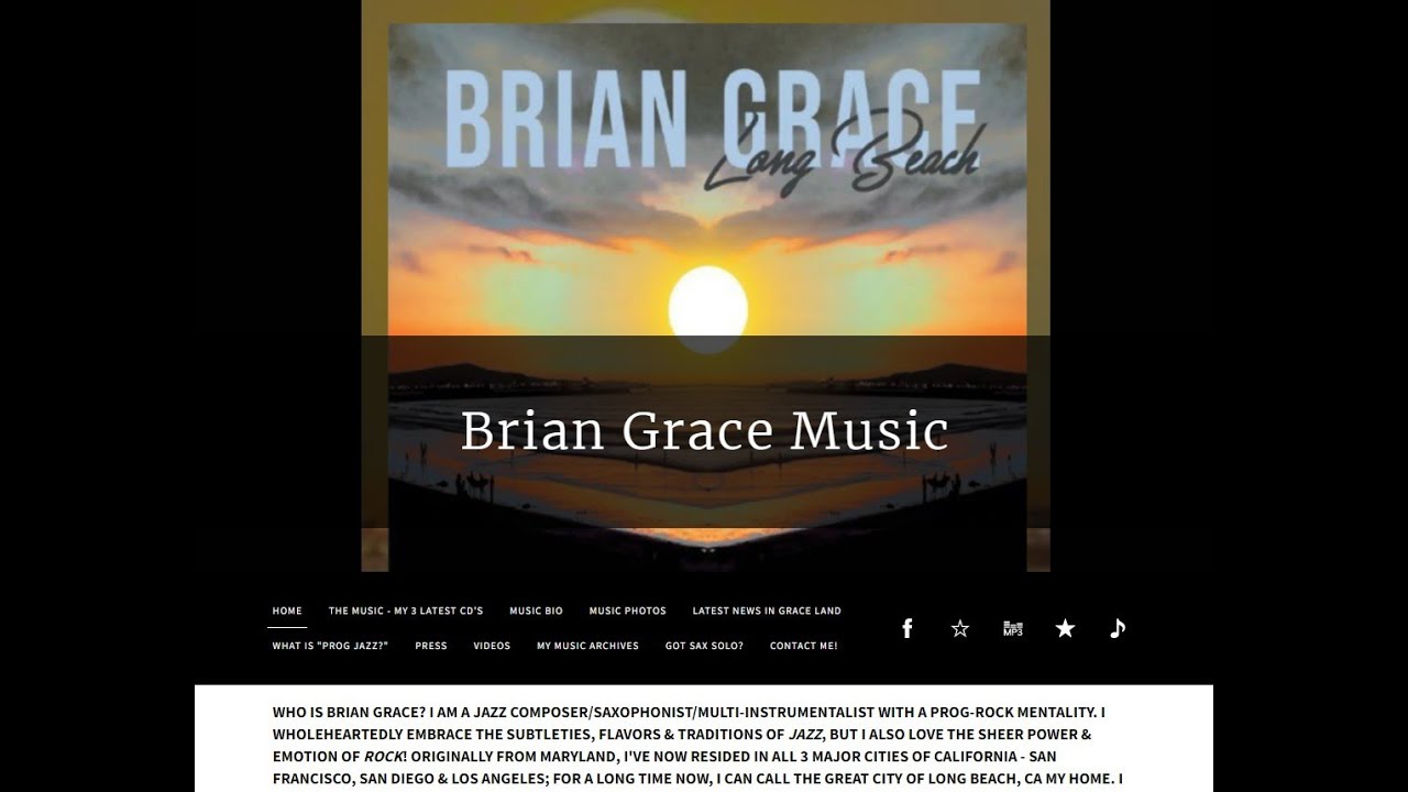 "Autumn in Long Beach" by Brian Grace - Official Video - YouTube Music